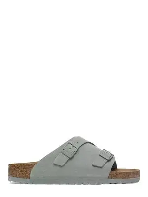 BIRKENSTOCK Zürich Double-buckle Slide Sandals - Grey