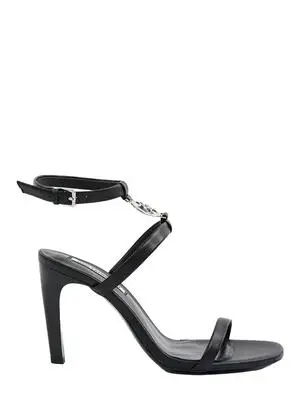 Karl Lagerfeld 90mm Logo-plaque Sandals - Black