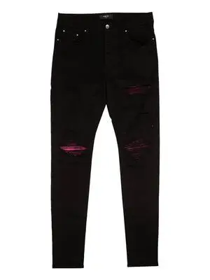 Amiri Mx1 Cracked Jeans - Black