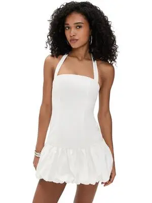 Lioness Poplin Sofia Mini Dress - Porcelain