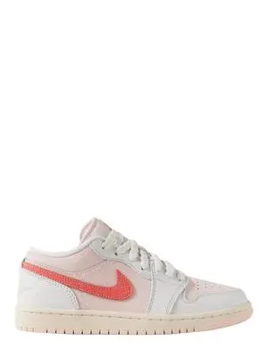 Nike Air Jordan 1 Low Se Leather Sneakers - Pink