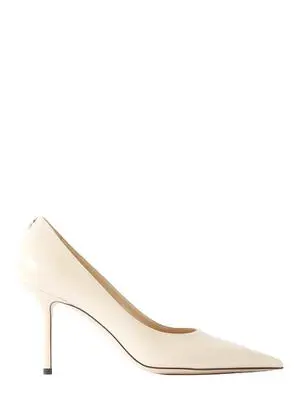 JIMMY CHOO Love 85 Leather Pumps Neutrals