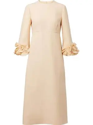 Valentino Garavani Crêpe Couture Midi Dress - Beige