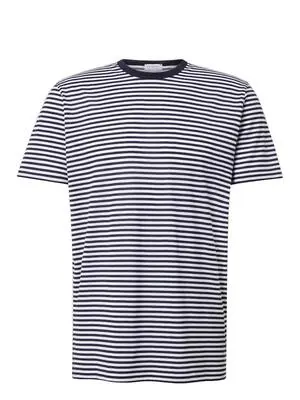 Sunspel Striped Cotton Jersey T-shirt - Blue