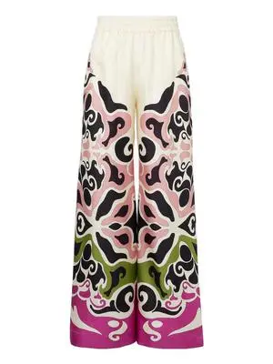 La DoubleJ Phoenix Placée Printed Palazzo Pants - Multicoloured