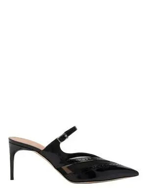 MALONE SOULIERS 70mm Cristi Mules - Black