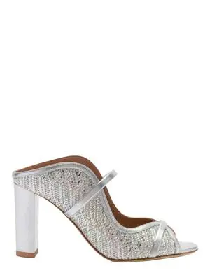 MALONE SOULIERS Norah 85mm Sandals - Silver