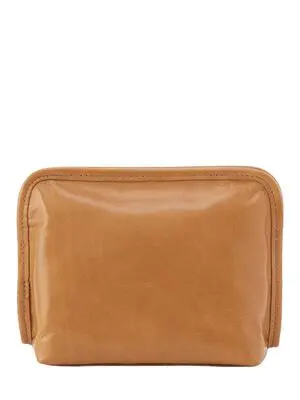 Hobo Beauty Leather Cosmetics Case - Natural