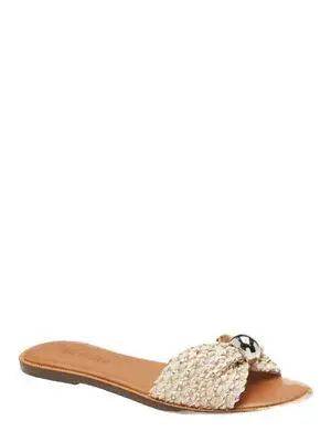 Steve Madden Dipsy Slide Sandal Metal Multi