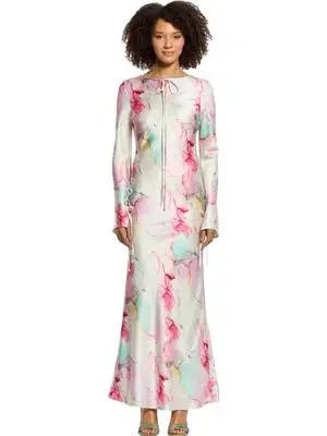 DASKA Sali Maxi Dress - Marble