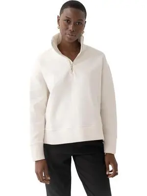 HONORS The Half-zip Pullover - Cream