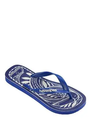 Havaianas X Farm Rio Lace Nature Flip-flop - Marine Blue