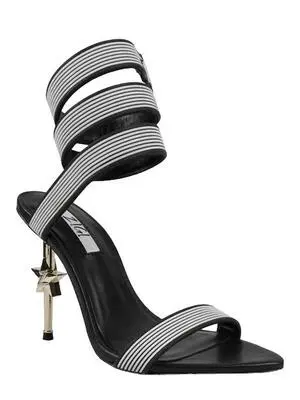 ZIGI Player Ankle Strap Sandal - Black