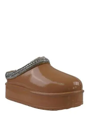 ZIGI Faux Fur Platform Slipper Tan