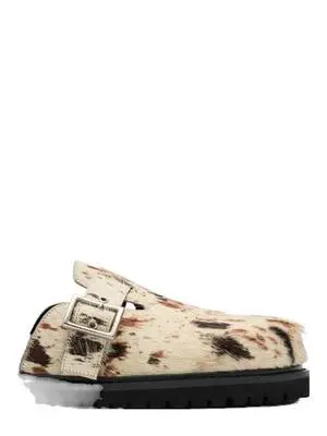 MARC NOLAN Shiloh Genuine Calf Hair Mule - Appaloosa