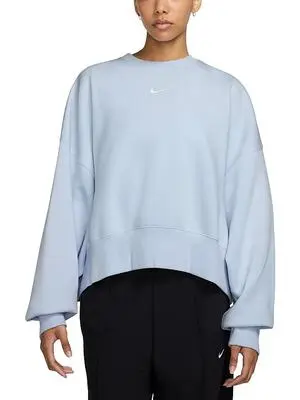 Nike Logo Oversized Sweatshirt Blue Tint/sail