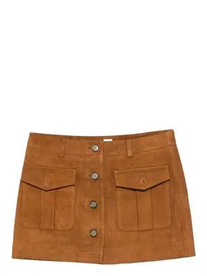 THE GARMENT Suede Skirt