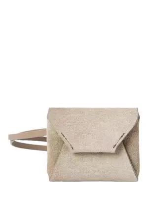 Brunello Cucinelli Suede Handbag Charm - Neutrals