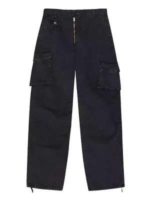 GANNI Cargo Trousers - Black