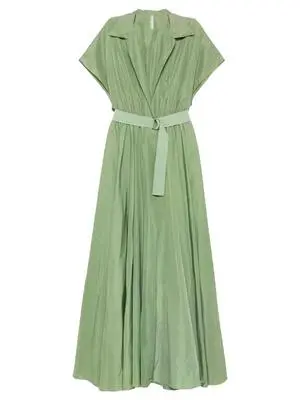 Norma Kamali Belted Dress - Green