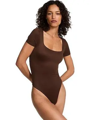 Victoria's Secret Square-neck Bodysuit - Brown