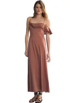 Victoria's Secret Atelier X Altuzarra Draped Ruffle Dress - Pink