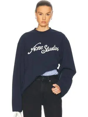 Acne Studios Crew Sweater - Deep Blue