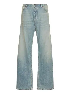 Valentino Garavani Denim Straight Jeans - Medium Blue Denim
