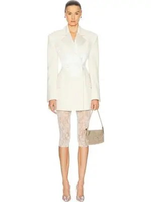 Marianna Senchina Swan Jacket Dress - Milky