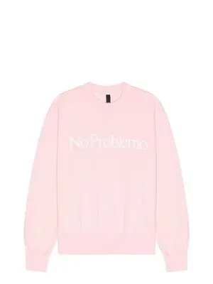 NO PROBLEMO Sweatshirt - Pale Pink