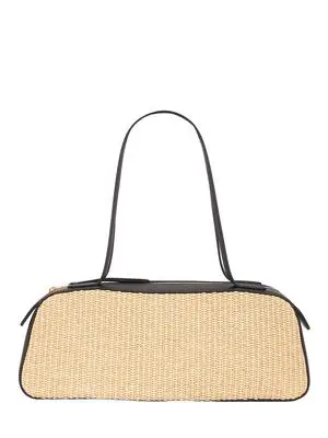 Khaite Simona Shoulder Bag - Black & Natural