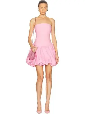 Simkhai Pollie Bubble Mini Dress - Sorbet