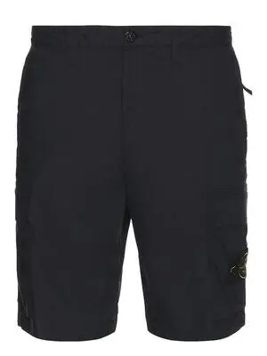 Stone Island Bermuda Cargo Shorts - Navy Blue