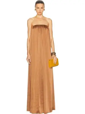 SEROYA Monique Maxi Dress - Terracotta