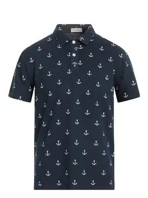 CASHMERE COMPANY Polo Shirt Midnight Size Cotton - Blue