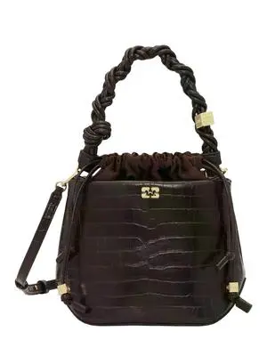 GANNI Bucket Bag - Brown