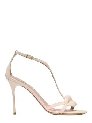 Balmain 95mm Lips Sandals Neutrals