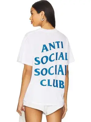 ANTI SOCIAL SOCIAL CLUB Mind Games Glitter Tee - White