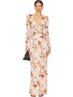 PatBO Sunset Maxi Dress - Beige