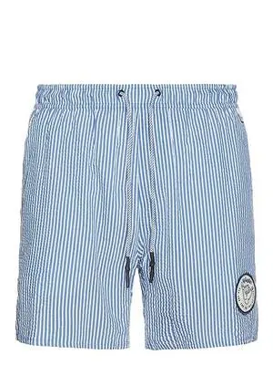 Agua Bendita Joe Swim Trunks - Blue & White