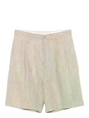 Tagliatore Striped Shorts - Neutrals