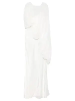 Christopher Esber Cumulus Draped Gown - White