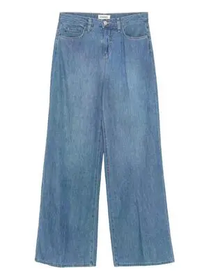L'Agence Alicent Wide Leg Jeans - Blue