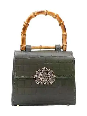 ISLA Leather Tote Bag - Green