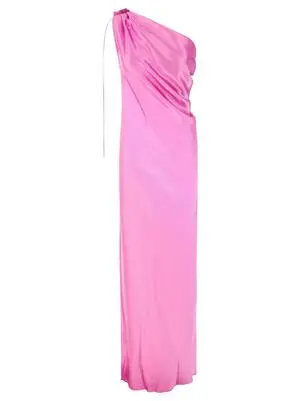 Max Mara Opera Silk Satin Dress - Pink