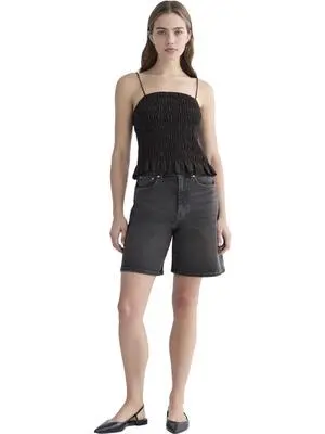Everlane Long A-line Denim Short - Night