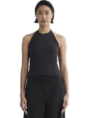 Everlane Form Halter Top Black