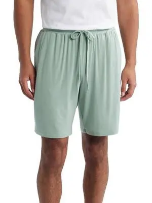 Nordstrom Moonlight Modal Blend Lounge Shorts Green Iceberg