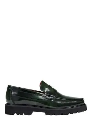 MARC NOLAN Adler Lug Sole Loafer Dark Green