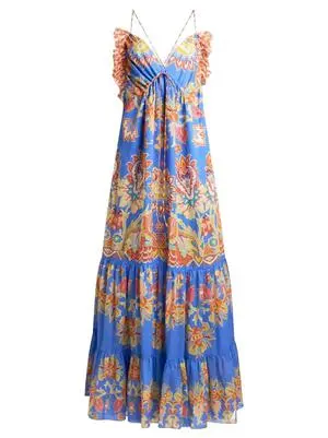 Etro Printed Maxi Dress - Blue